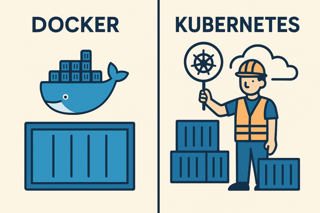 Docker vs Kubernetes: A Beginner’s Guide with Real-Life Analogies ...