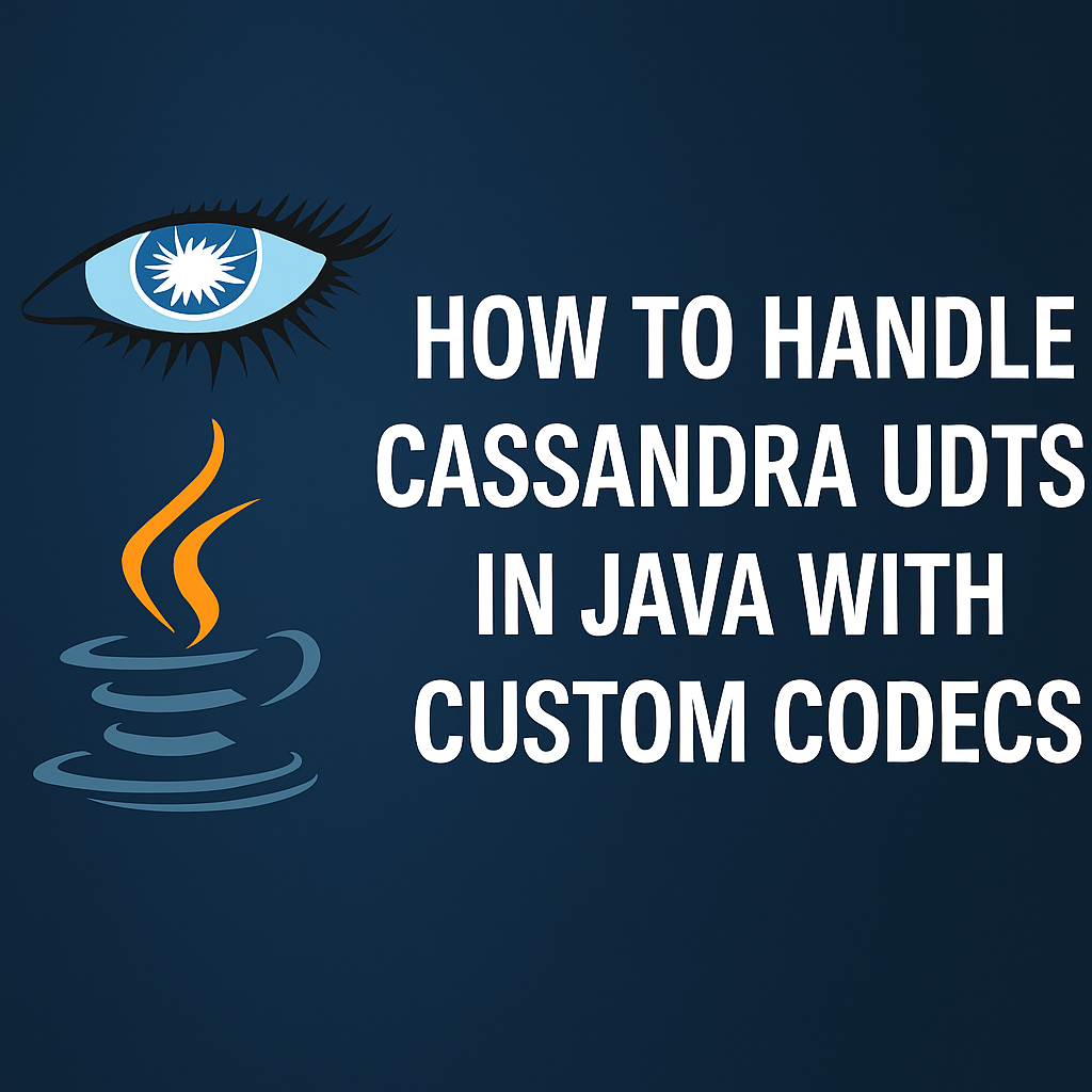 How to Handle Cassandra UDTs in Java with Custom Codecs (Step-by-Step Guide + Examples) - Yellow ...