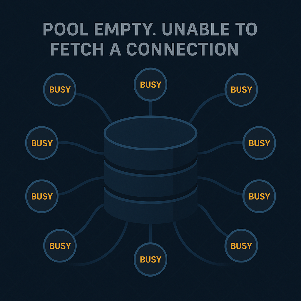 Fix “Pool Empty. Unable to Fetch a Connection” Errors in Java Applications - Yellow! GNU
